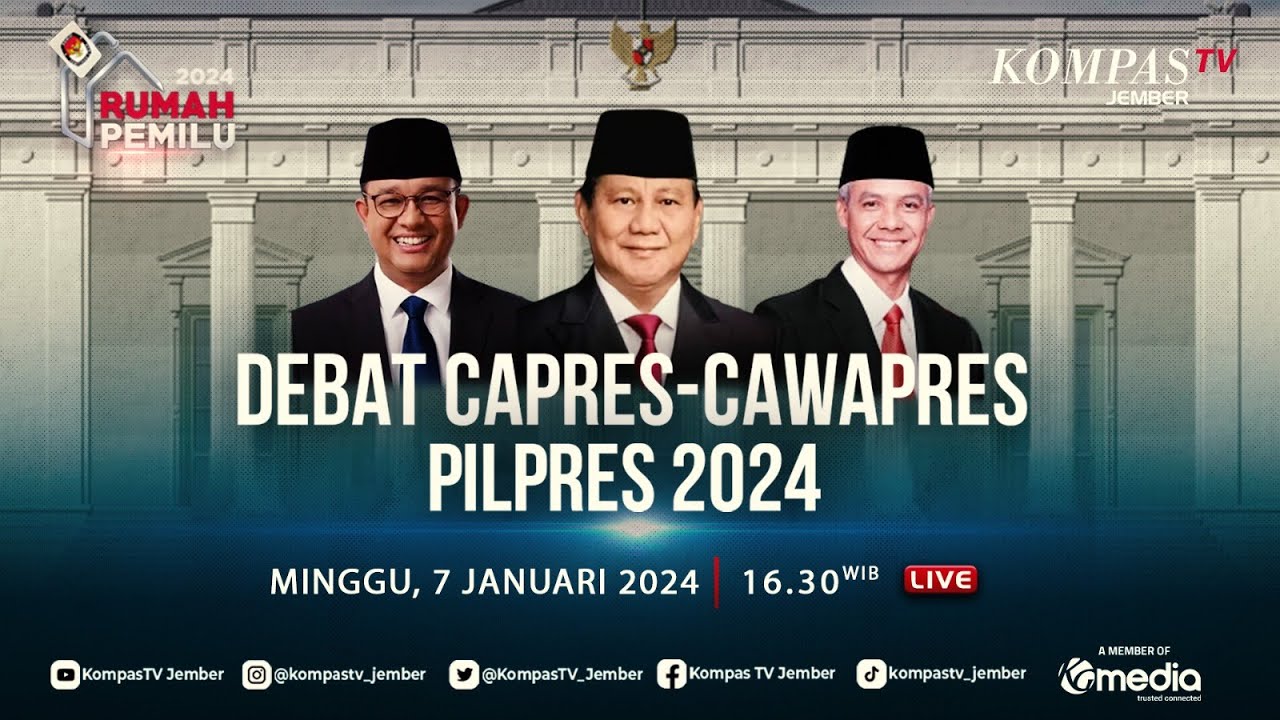 [FULL] Debat Ketiga Capres di Pilpres 2024: Anies VS Prabowo VS Ganjar ...