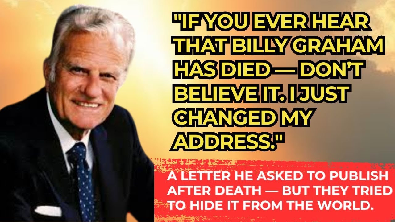 They Tried to Hide This Letter. Billy Graham’s Truth About the ...