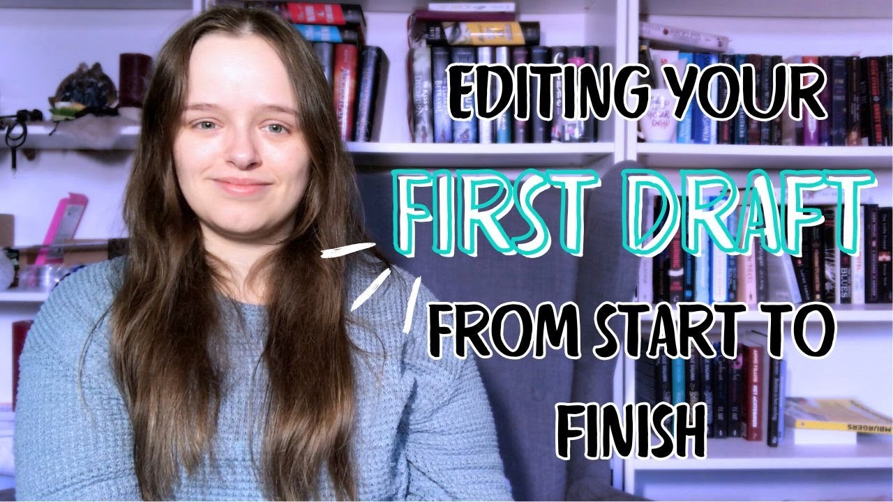 How to edit your FIRST DRAFT - my editing process - YouTube