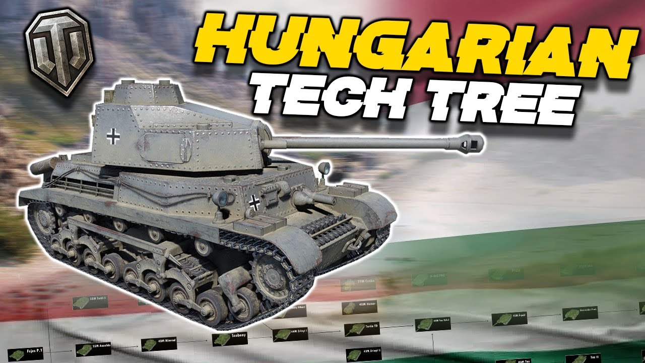 HUNGARIAN TECH TREE | Medium Tanks | World of Tanks - YouTube