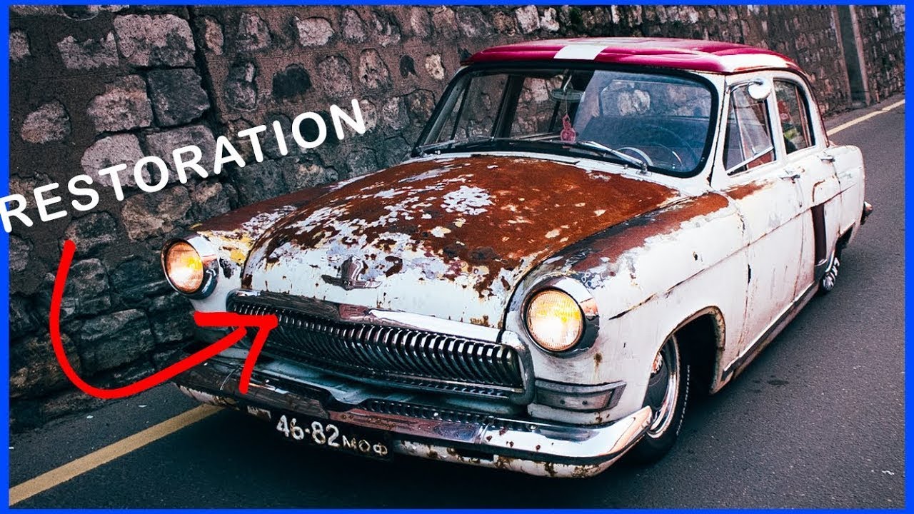 Car Restoration Rusty Russian Car Restoration Restoration Abandoned Car ...