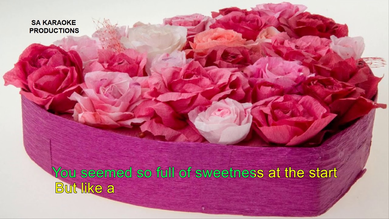 Karaoke HD "Paper Roses" (with backing vocals) - YouTube