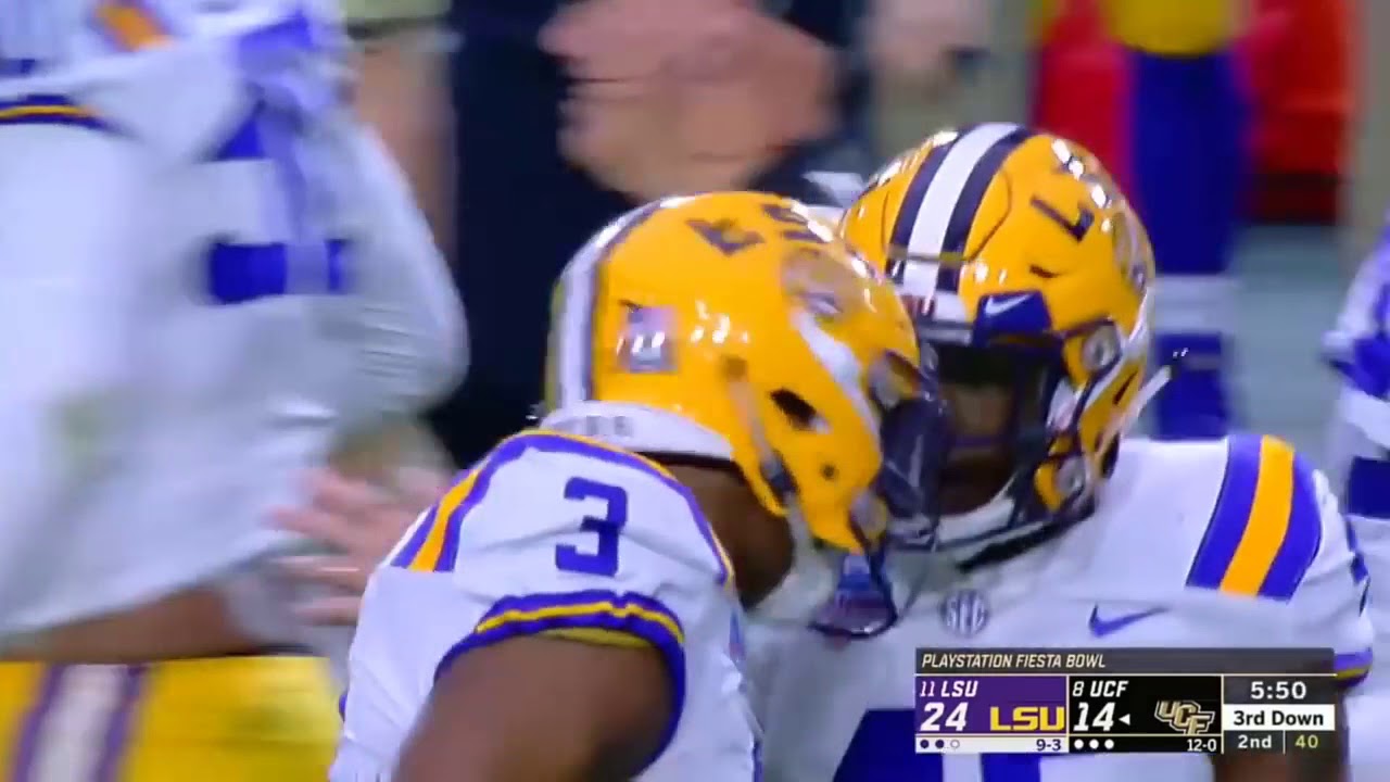 2019 FIESTA BOWL #8 UCF vs #11 LSU FULL GAME HIGHLIGHTS - YouTube