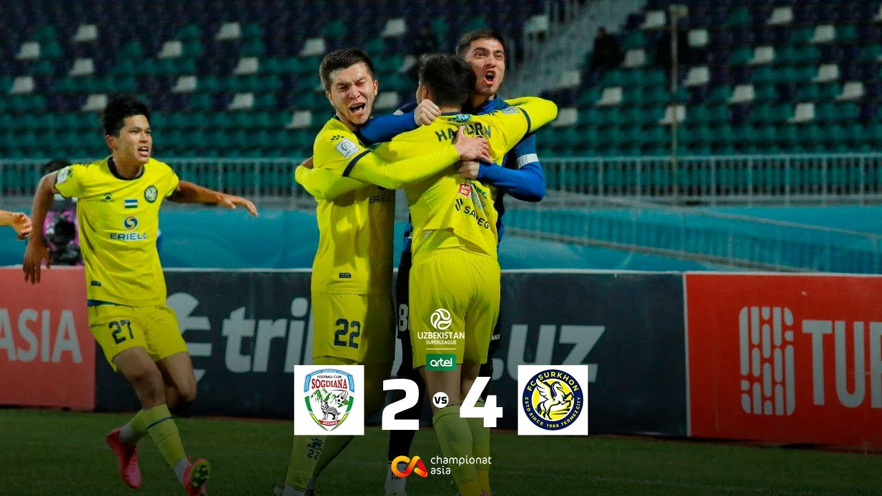 Superliga 2024. So'g'diyona - Surxon 2:4 HIGHLIGHTS (1.11.2024) - YouTube