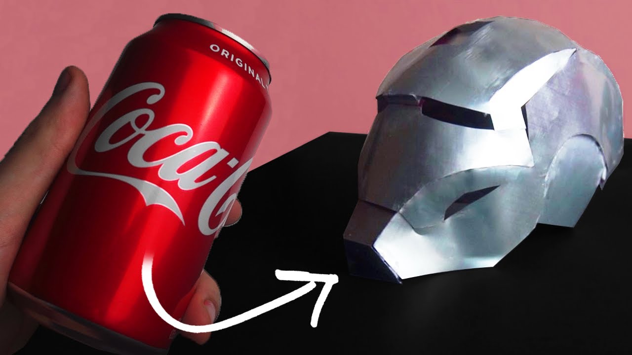 Iron Man Helmet From COKE Can - YouTube