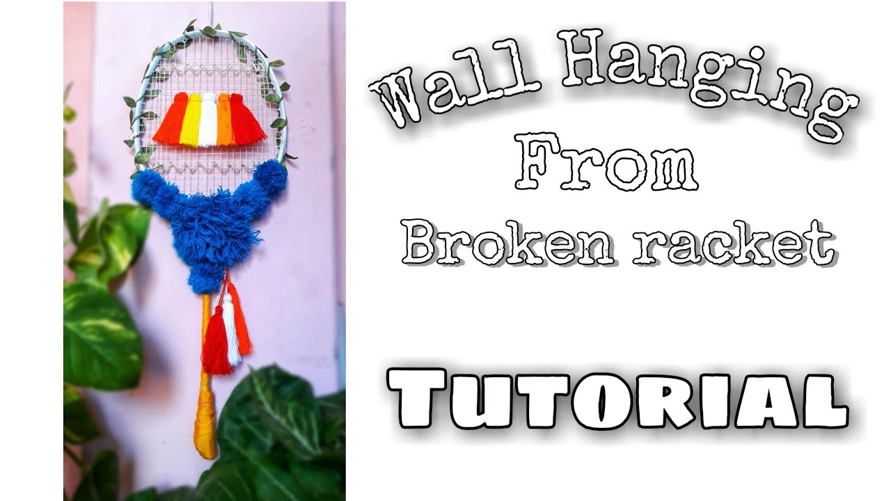 DIY Badminton Racket craft idea || Best reuse of broken Badminton ...