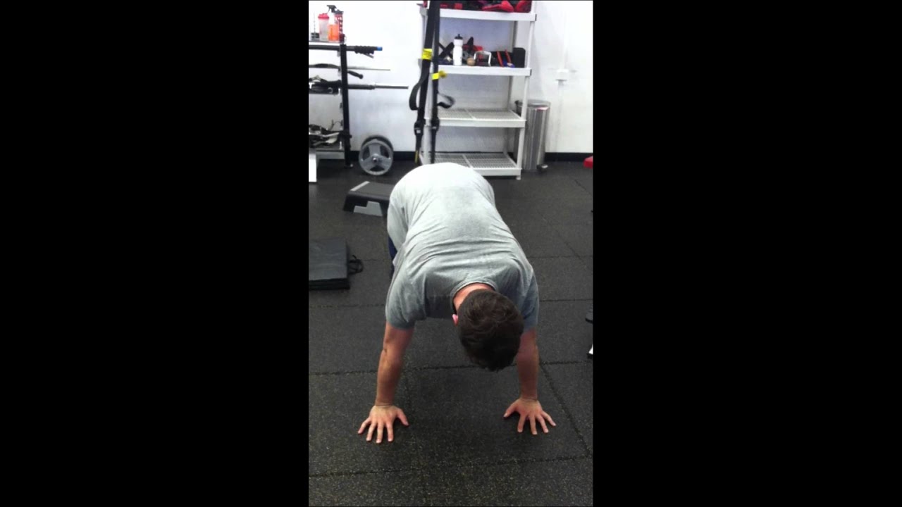 Jackknife Pushups - YouTube
