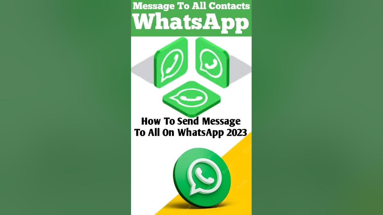 How To Send Message TO ALL Contacts On Whatsapp shorts youtubeshorts how-to-send-message-to-all-contacts-on-whatsapp-shorts-youtubeshorts