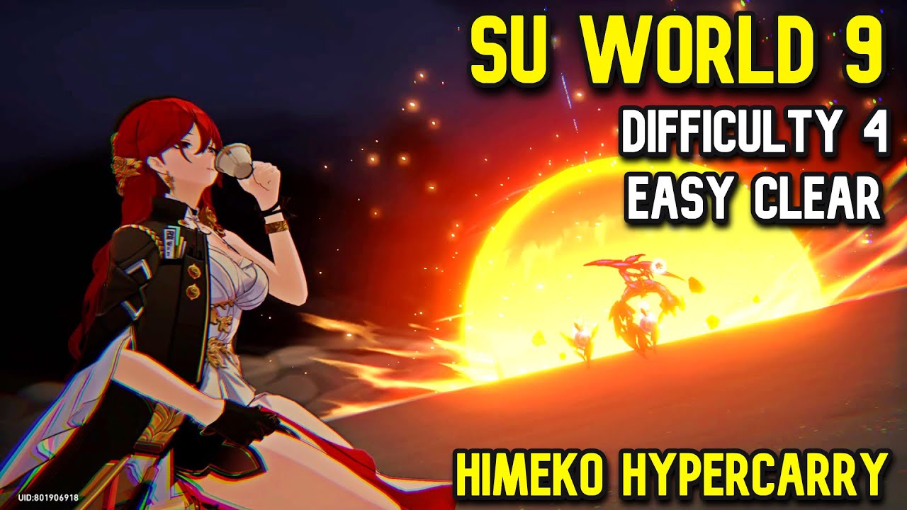 HSR 2.1 New Simulated Universe World 9 Difficulty 4 | Himeko Hypercarry ...