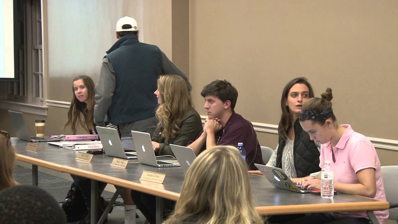 Gettysburg College Student Senate for Monday, October 5th. - YouTube