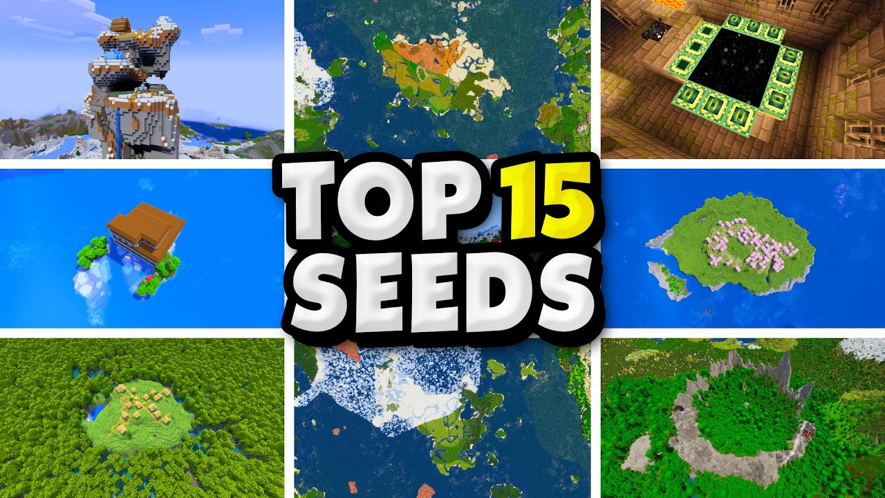 TOP 15 BEST SEEDS for MINECRAFT 1.21.10! - YouTube
