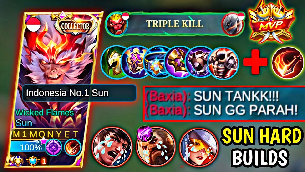 KETIKA TIM GAMAU TANK | SUPREME SUN BUILD TANK | MOBILE LEGENDS | BUILD ...