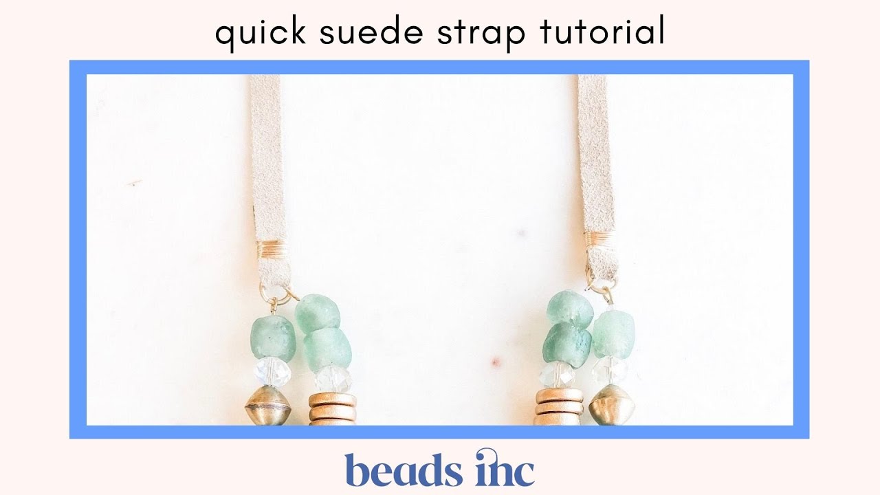 Quick Suede Strap Tutorial - YouTube