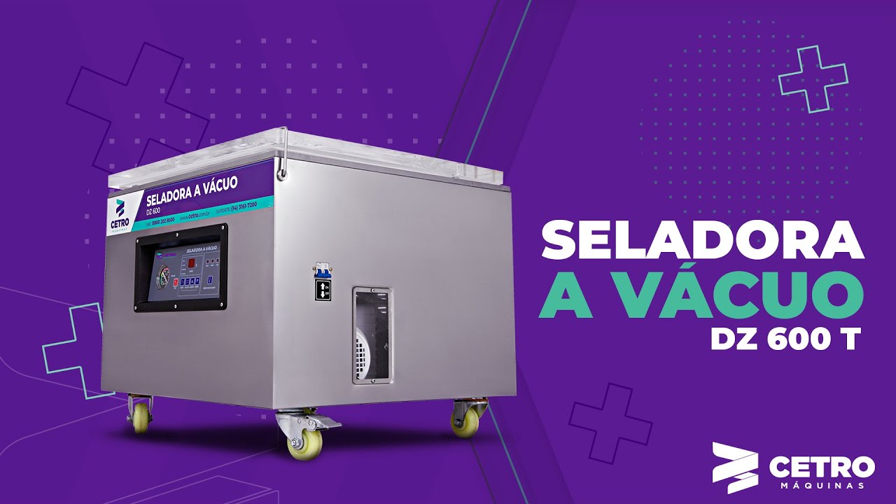 Seladora a Vácuo Industrial DZ 600 T - YouTube