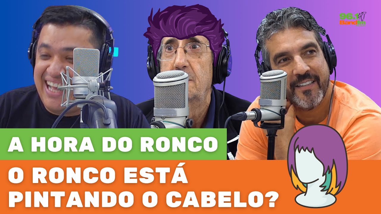 O Ronco está pintando o cabelo? - A Hora do Ronco - YouTube