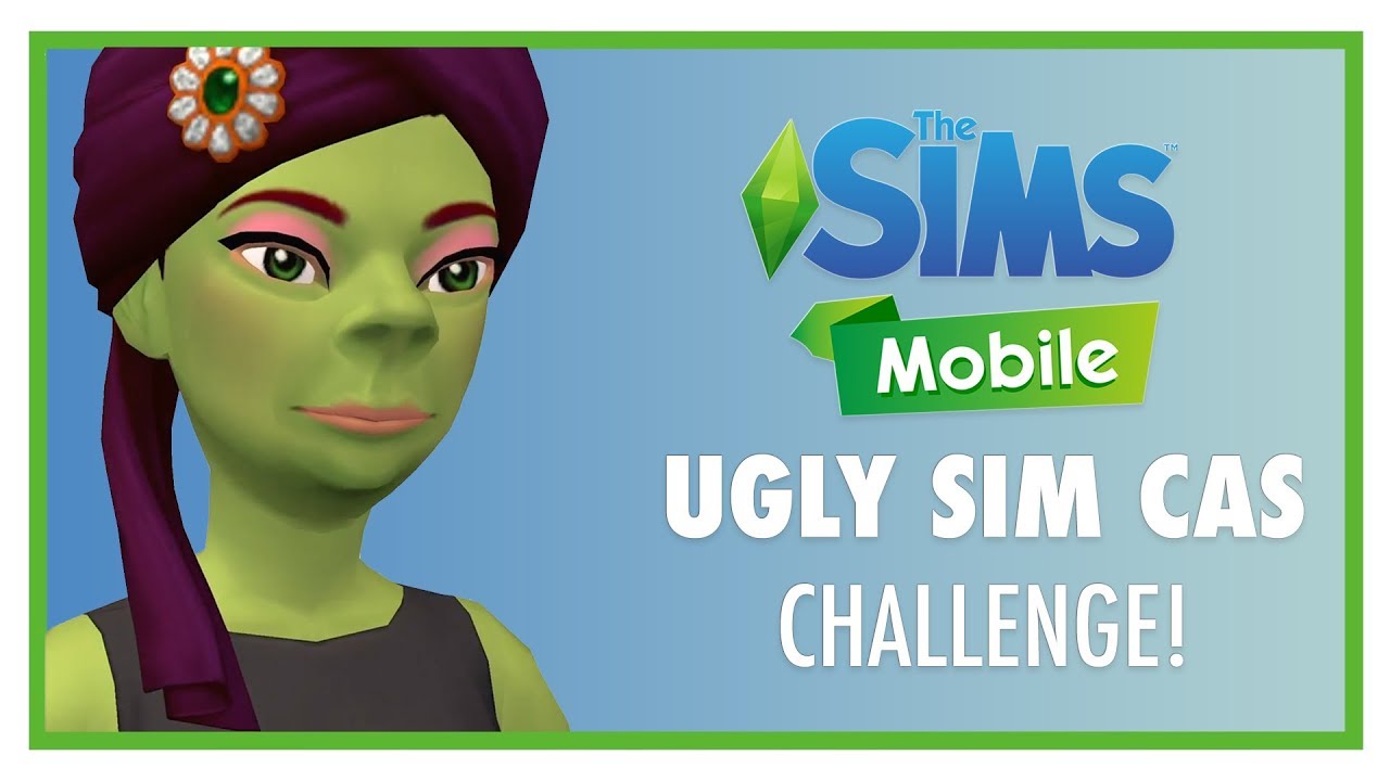 UGLY SIM CAS CHALLENGE! | The Sims Mobile (Gamescom 2017) - YouTube