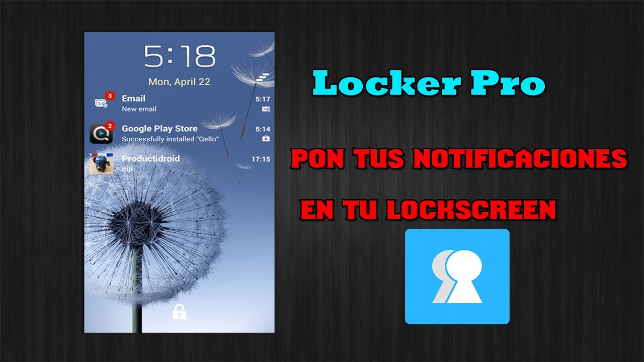 Modifica Tu LockScreen Y Tus Notificaciones Con LockerPro - YouTube