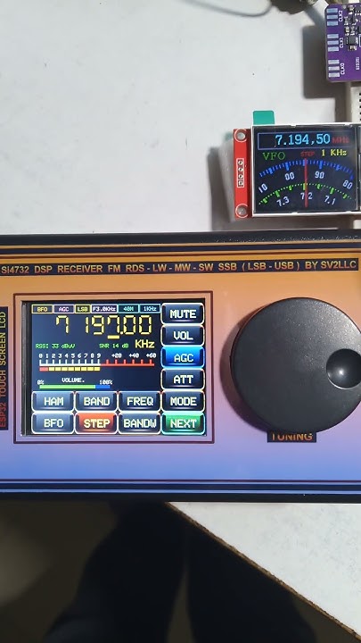 DDS VFO RETRO SCALE 100KHZ - 225MHZ. - YouTube