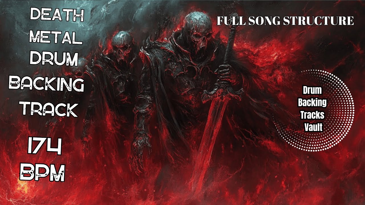 174 BPM Death Metal Drum Track – Relentless Power for Fast, Brutal ...