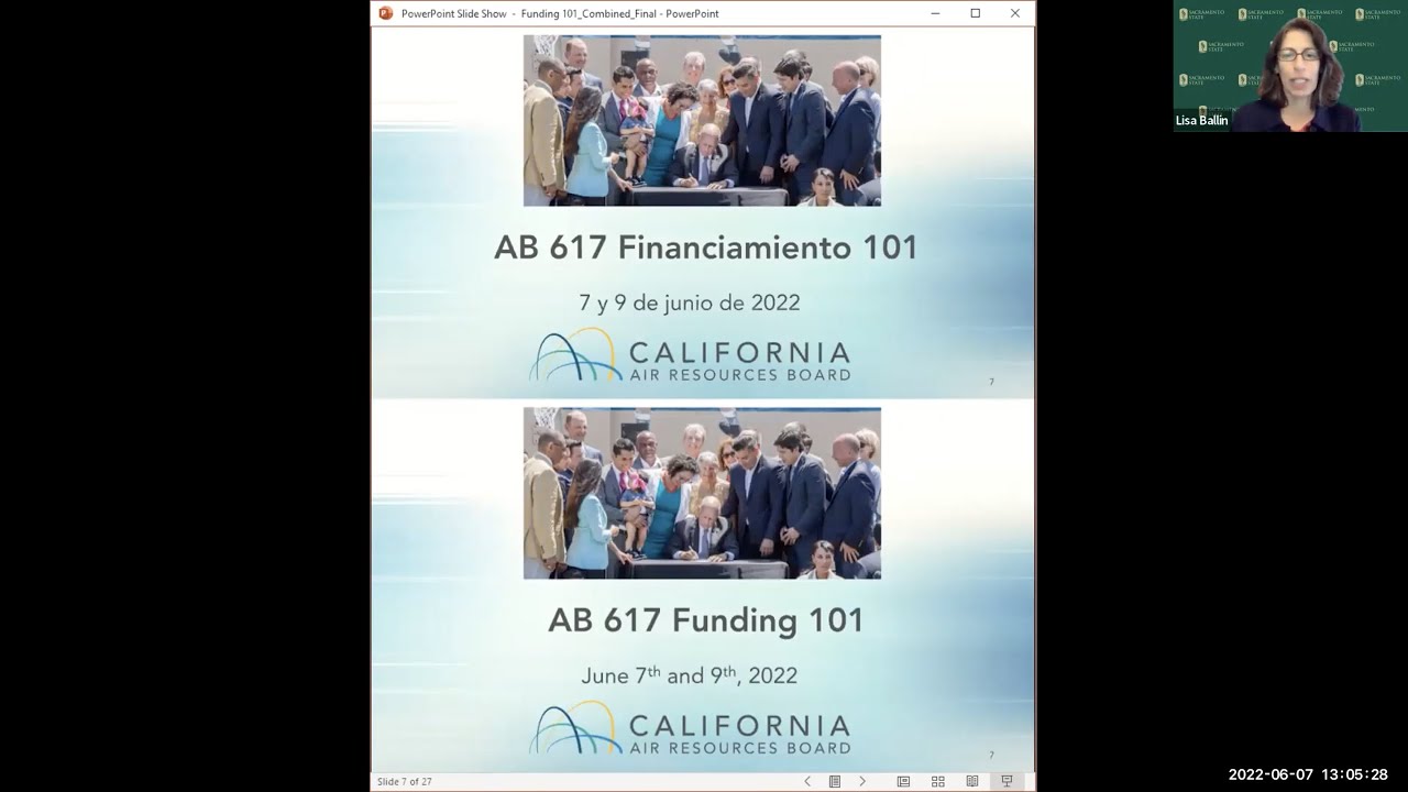 AB 617 Funding 101 - June 9, 2022 - YouTube