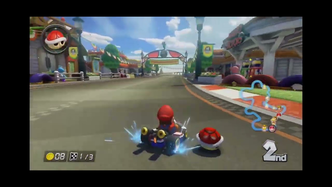 Mario Kart 8 - 150cc Egg Cup 1st Race GCN Yoshi Circuit Insane Mario ...