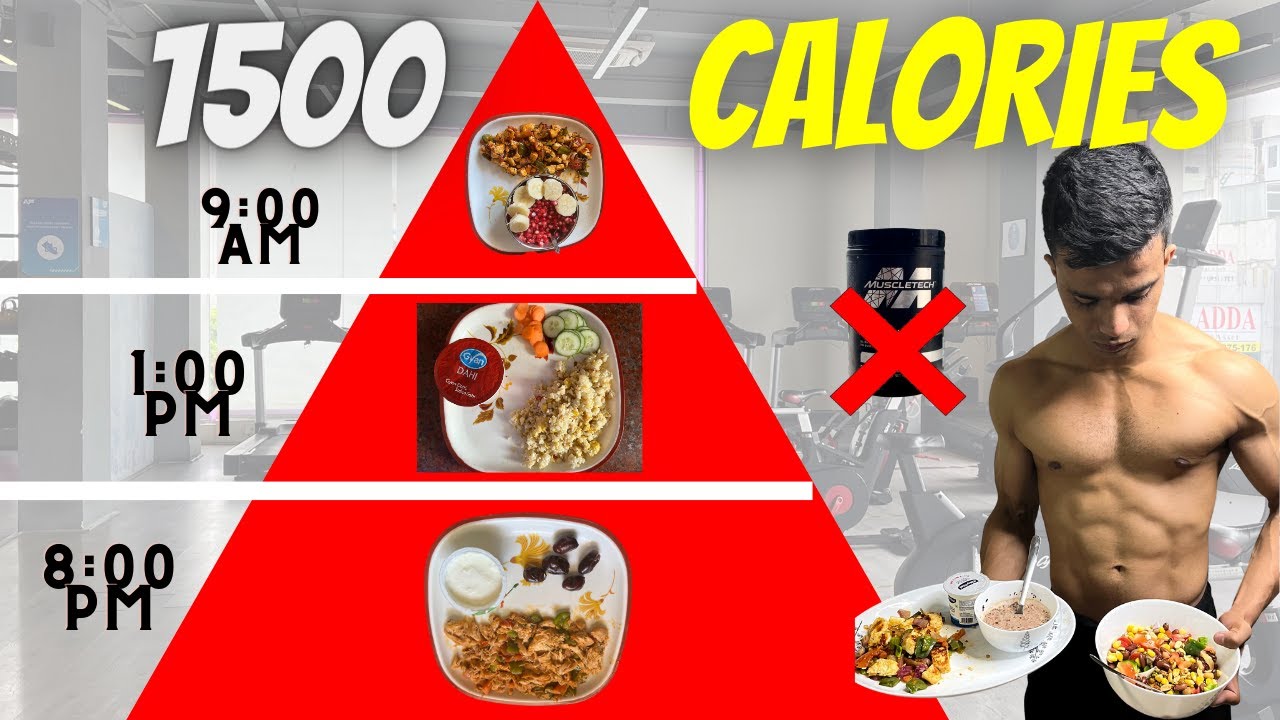 1500 Calorie Diet Plan For FAST FAT LOSS | Full Day Of EATING - YouTube