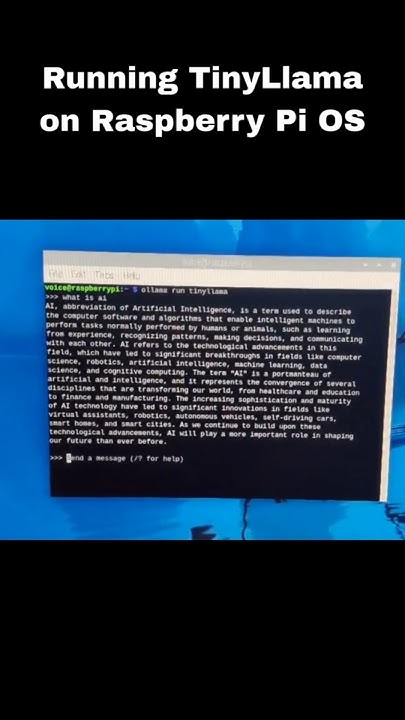 TinyLlama Running on Raspberry Pi | Raspberry Pi 4 Model B | 3Gen Techies - YouTube