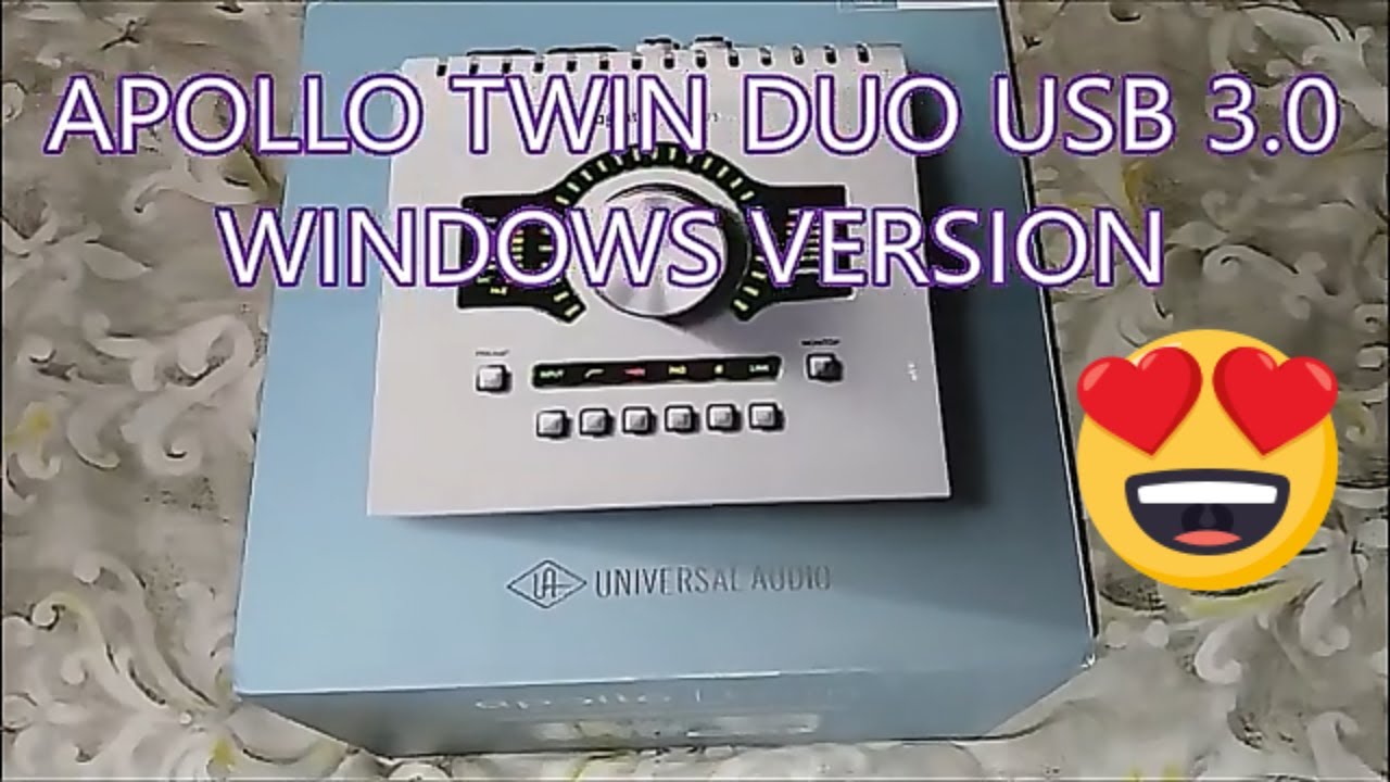 Apollo Twin Duo USB 3.0 Windows version UNBOXING First Impressions by ...