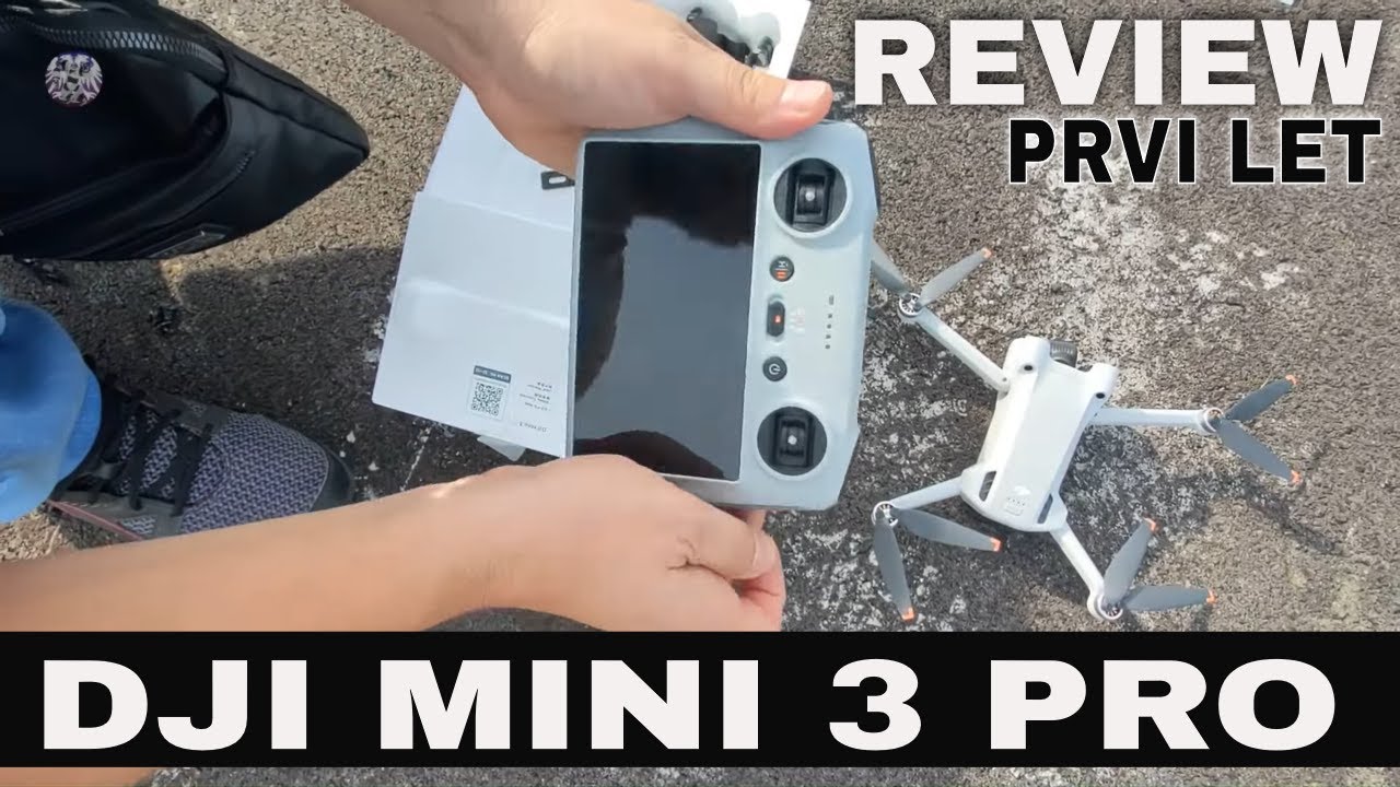 DJI MINI 3 PRO RC Controller Review - RECENZIJA prvo poletanje DRONA ...