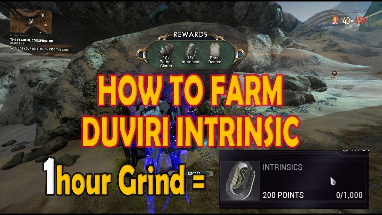 Around 1 hour grind gives 200 Duviri Instrinsics ( Easy Farm for new ...