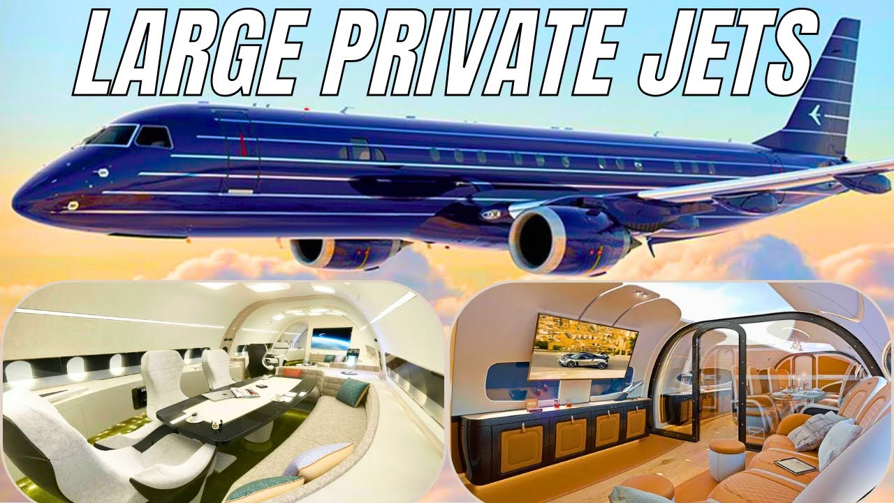 Top 5 Large Size Private Jets | Costs and Specs - YouTube