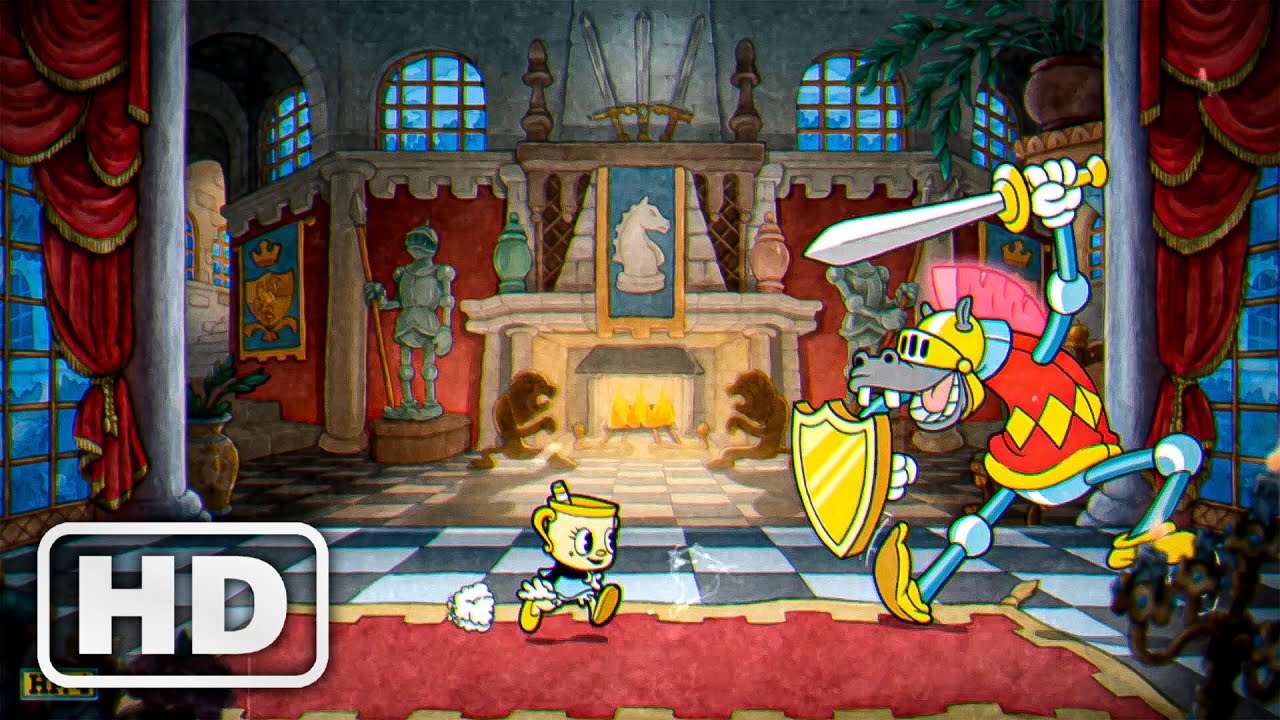 Cuphead DLC: The Delicious Last Course - Chess Knight Boss Fight - YouTube