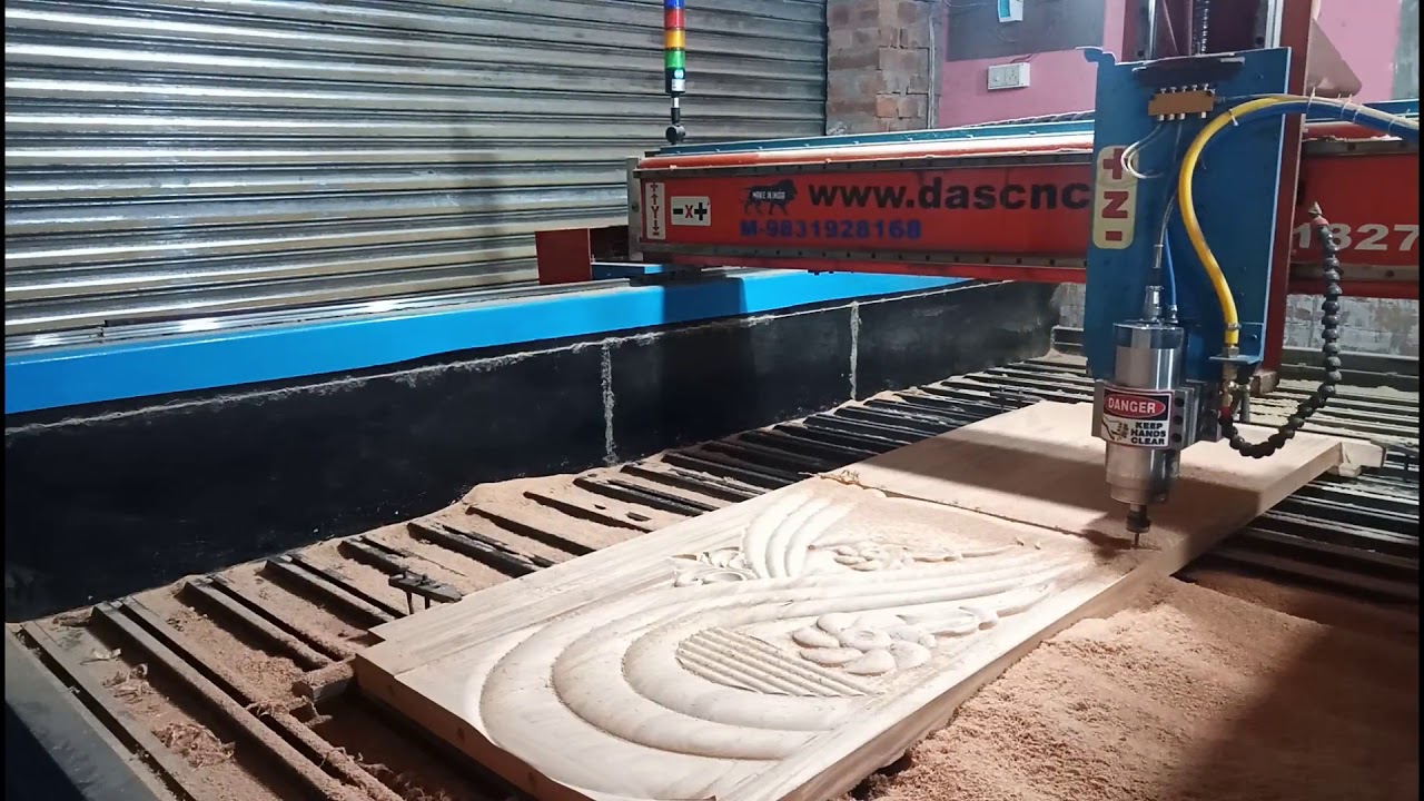 Wood bed design cutting machine manufacturing in West Bengal - YouTube