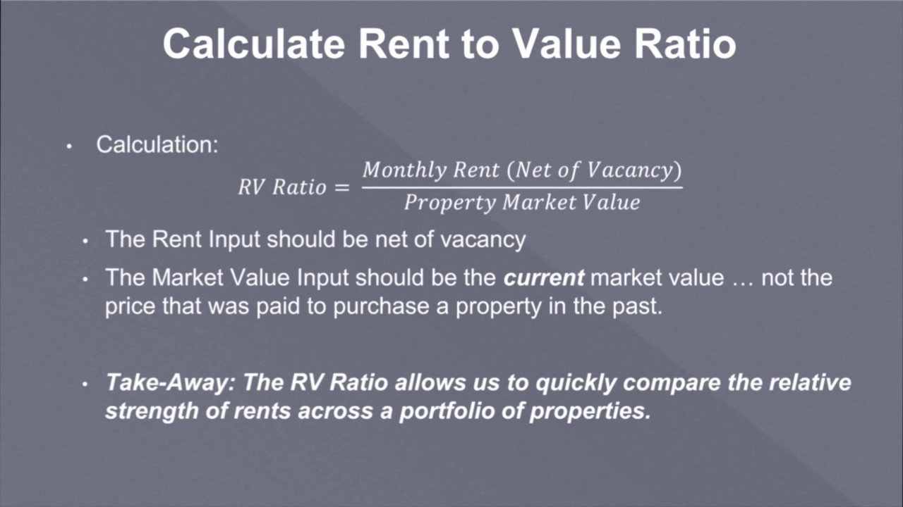 C50 M2.1 Rent to Value Ratio - YouTube