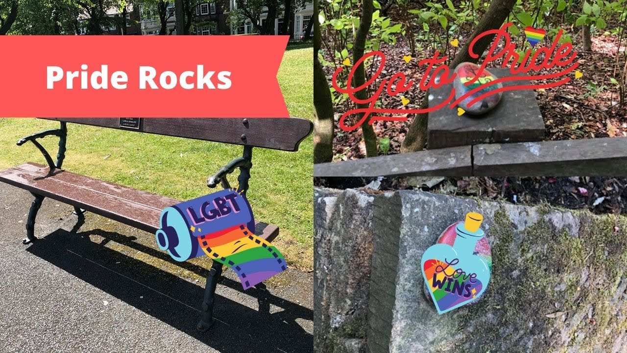 Painting Pride Rocks - YouTube