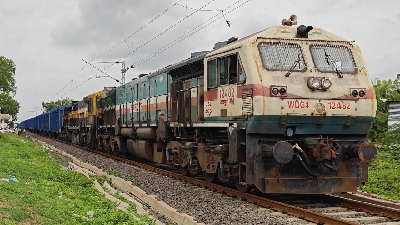 Goods Train Arriving at Parbhani Railway Station | Indian Railways ...