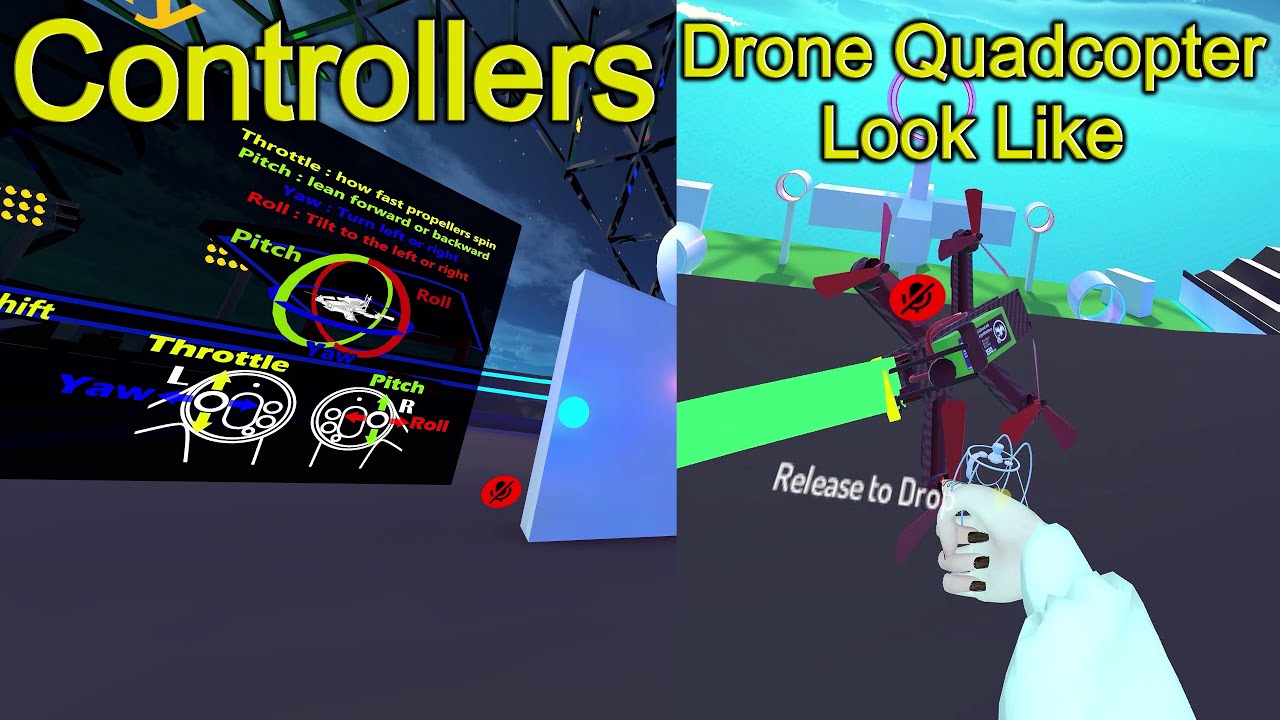 VRChat Drone Quadcopter World - YouTube