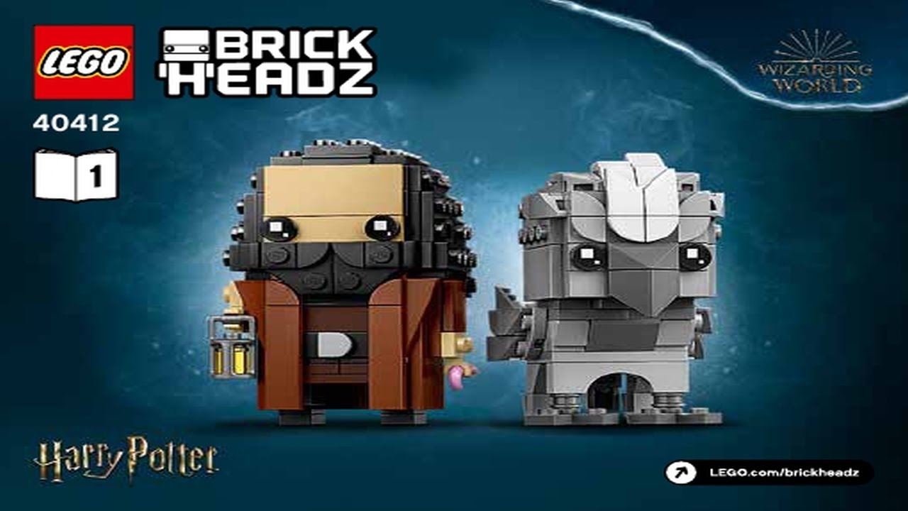 LEGO instructions - BrickHeadz - 40412 - Hagrid & Buckbeak (Hagrid ...