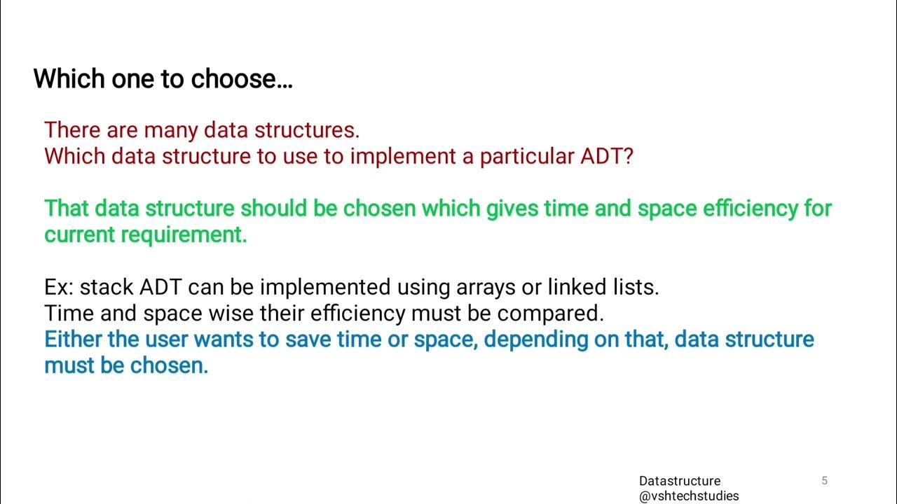 Datastructure, Part-1 | Definition and classification | Datastructure ...