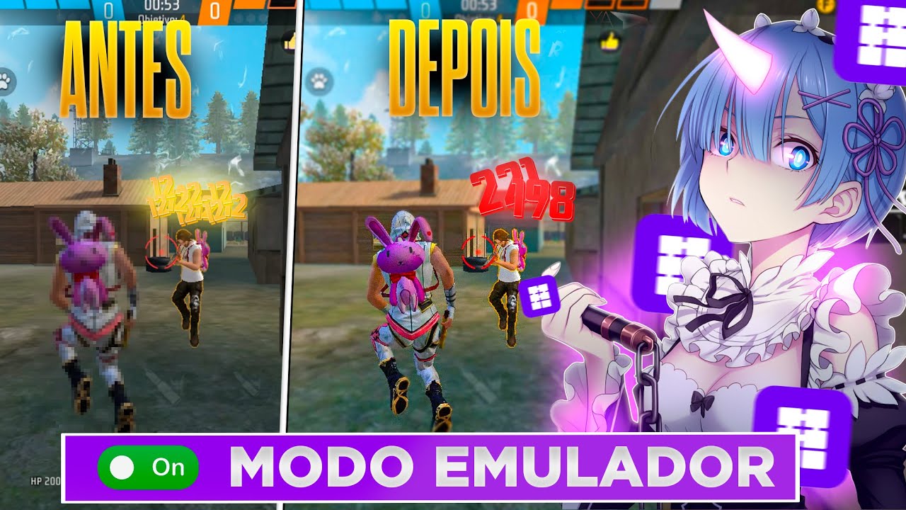 NOVO! COMO TER RESOLUÇÃO DE EMULADOR E TER MAIS FPS NO MOBILADOR MOUSE ...