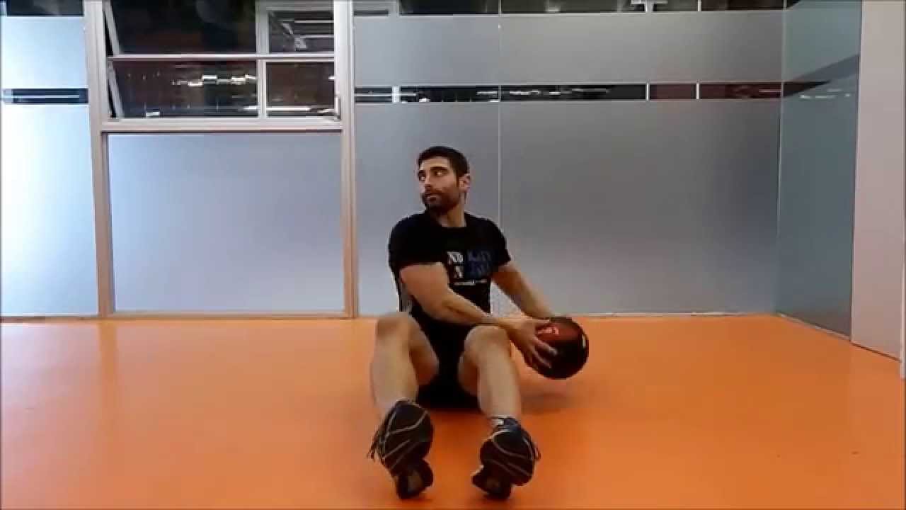 potencia tren superior balon medicinal - YouTube