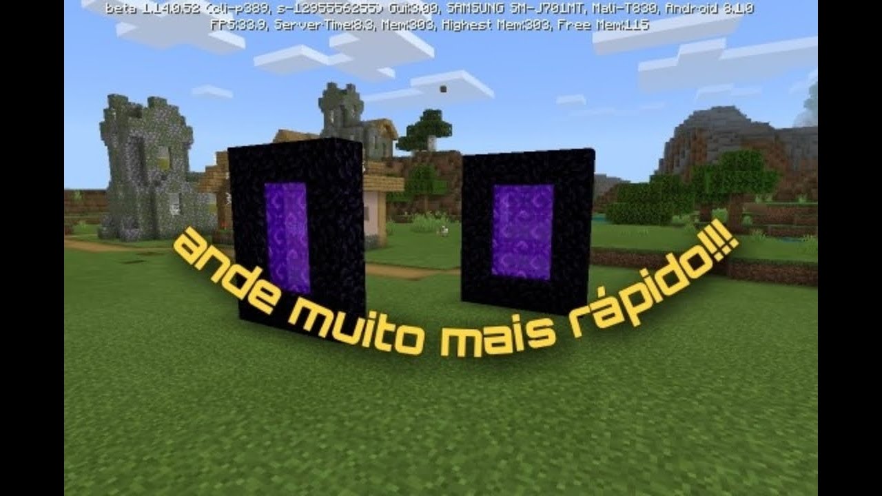 Como usar os portais do nether para andar muito mais rápido no seu ...