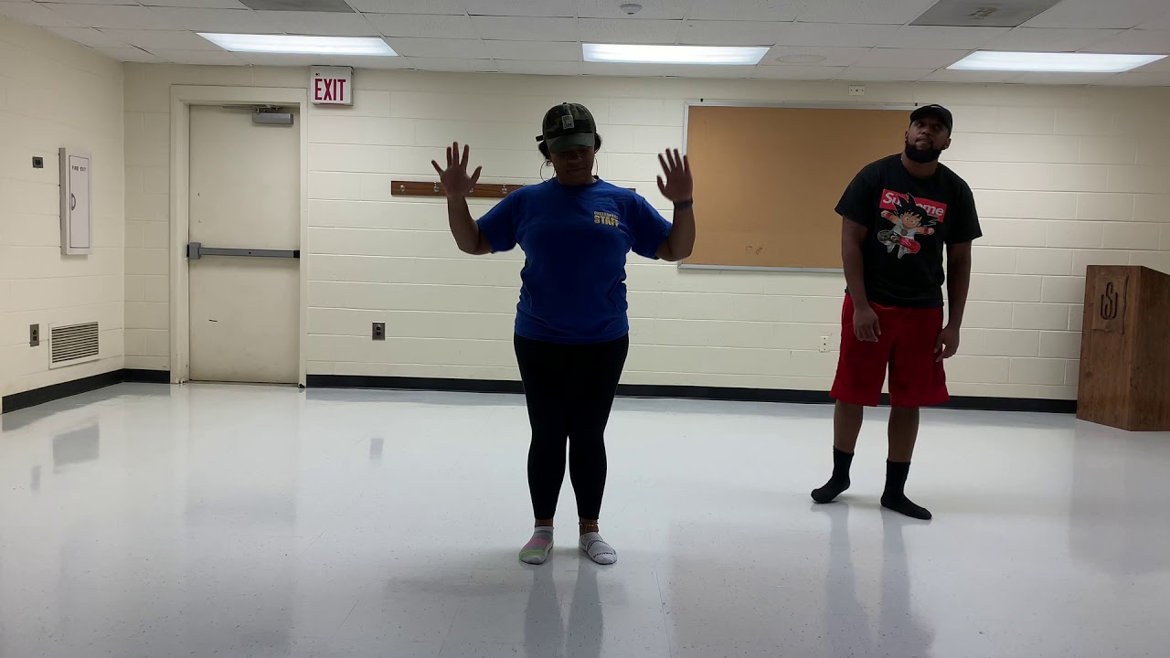 Wobble up line dance instructional - YouTube