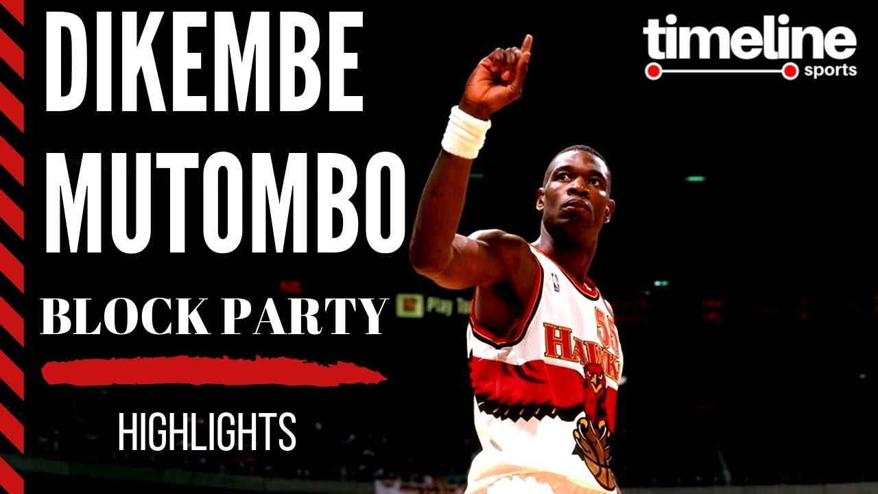 Dikembe Mutombo - Block Party! ALL BLOCKS HIGHLIGHTS - YouTube