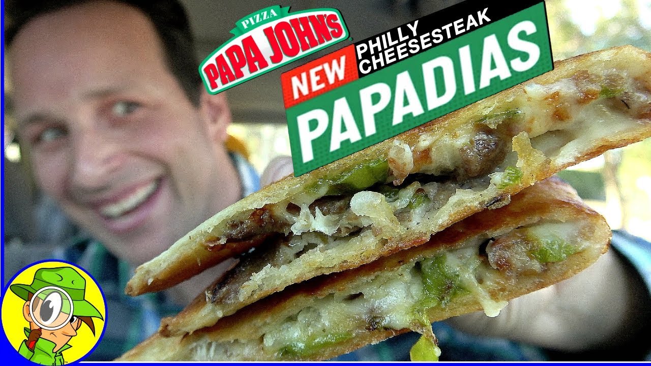 Papa John's® | PHILLY CHEESESTEAK PAPADIAS Review 🔔🧀🥩 | Peep THIS Out ...