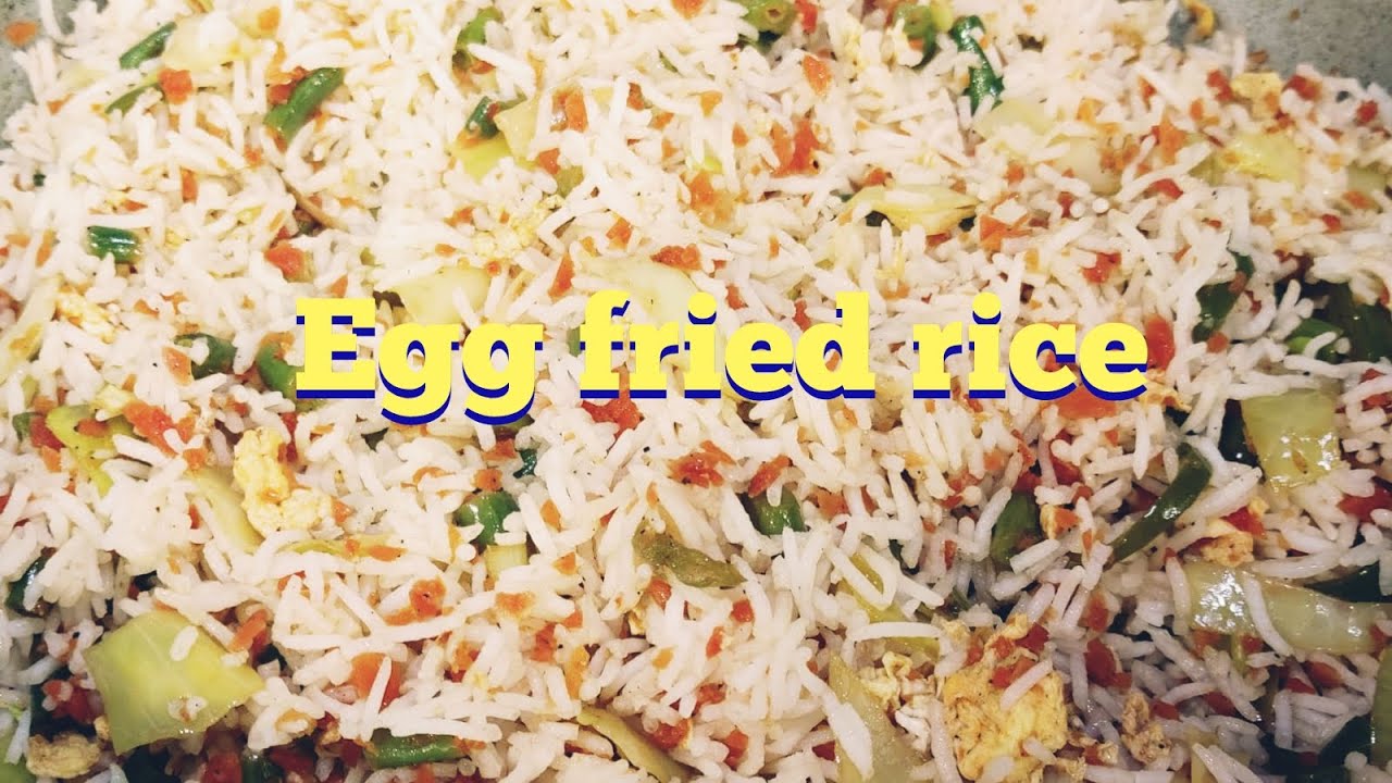 Egg fried rice | vegitable egg fried rice | fried rice by kitchen with ...