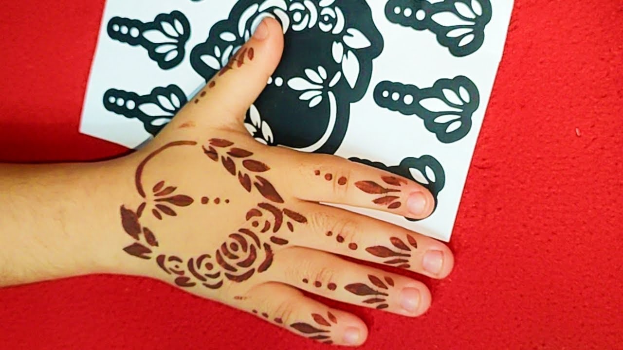 Mehndi Stickers for kids Eid special - YouTube