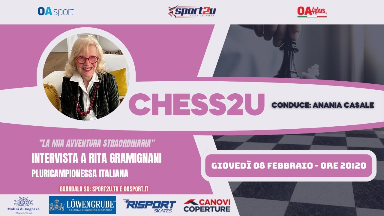 Rita Gramignani: pluricampionessa italiana, a Chess2u: "La mia ...