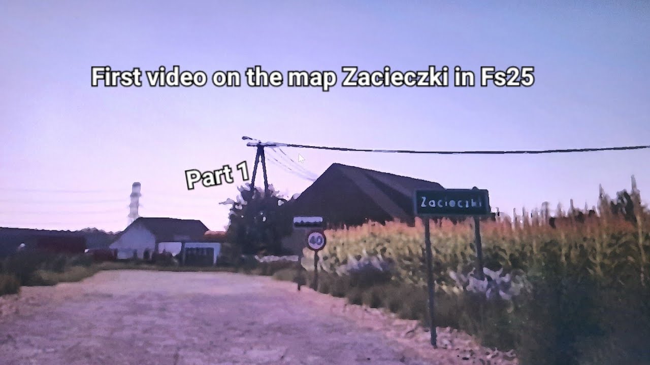 First video on FS25 on a Polish map - YouTube