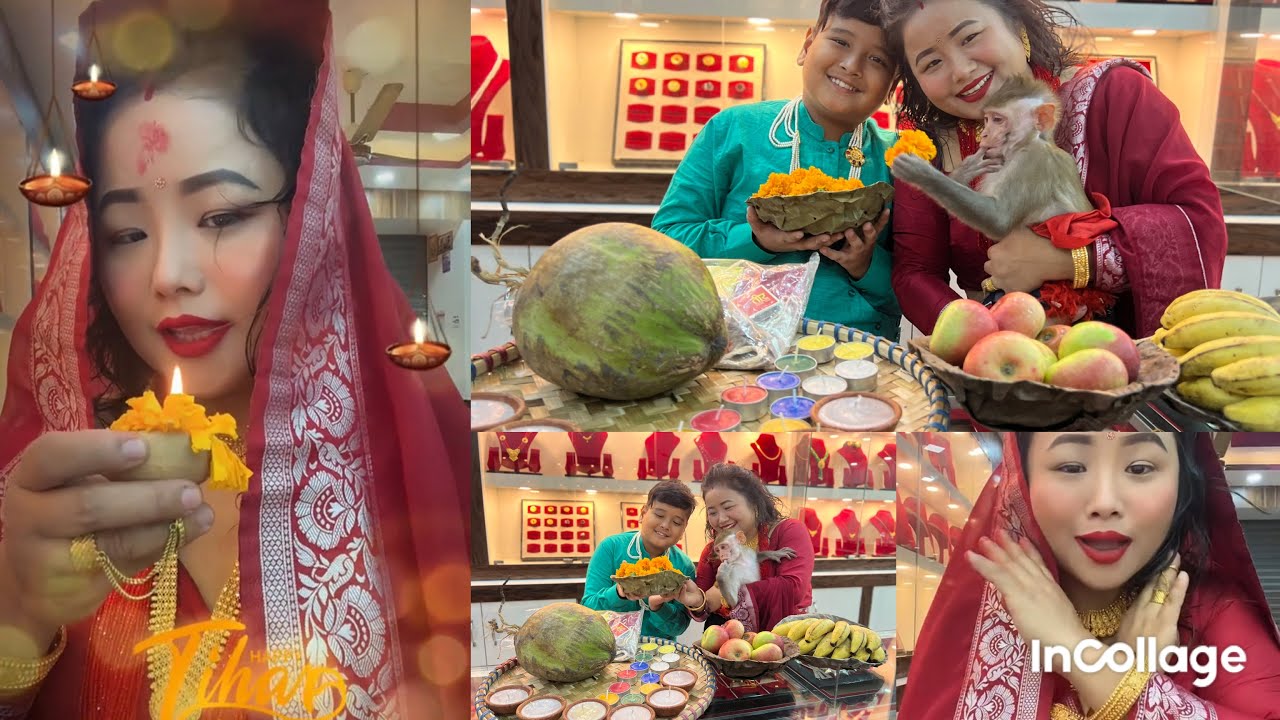 Laxmi pujako subhakamana hajur harulai🥰🙏// Aaja Jogu don hudaix🐒🤪😂 ...